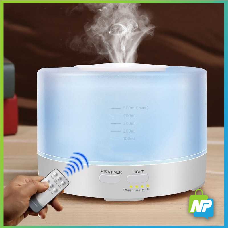Jual Humidifier Ruangan Estetik dengan Lampu 7 Warna dan Remote ...