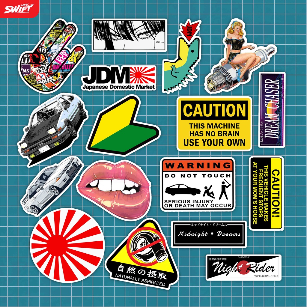 Jual STICKER PACK JDM STIKER PRINT & CUT | Shopee Indonesia