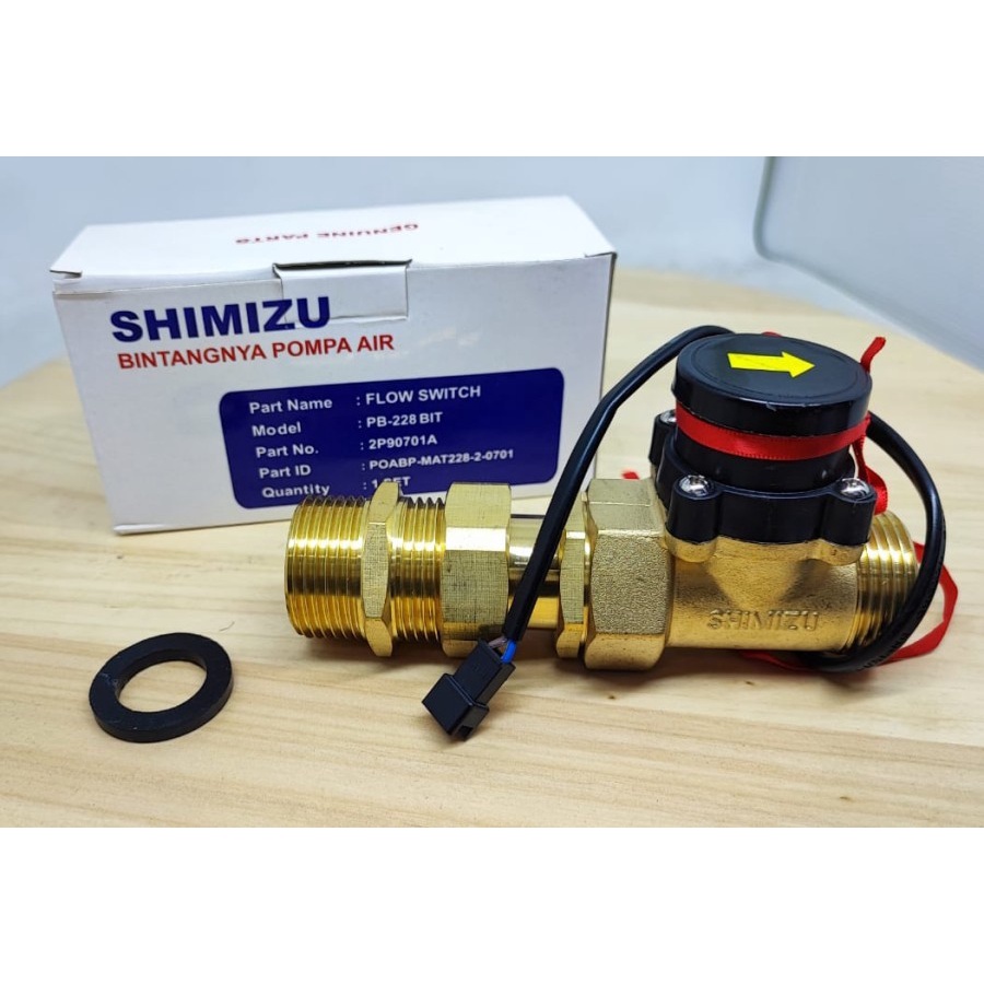 Jual FLOW SWITCH SHIMIZU - FLOW SWITCH 1" x 1" FLOW SWITCH POMPA DORONG ...