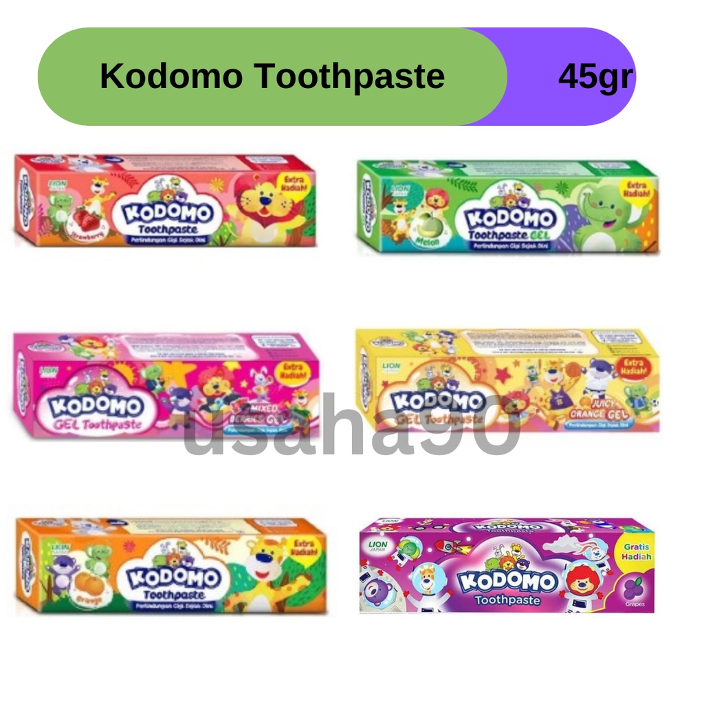Jual Pasta Gigi Anak Kodomo Toothpaste 45g | Shopee Indonesia