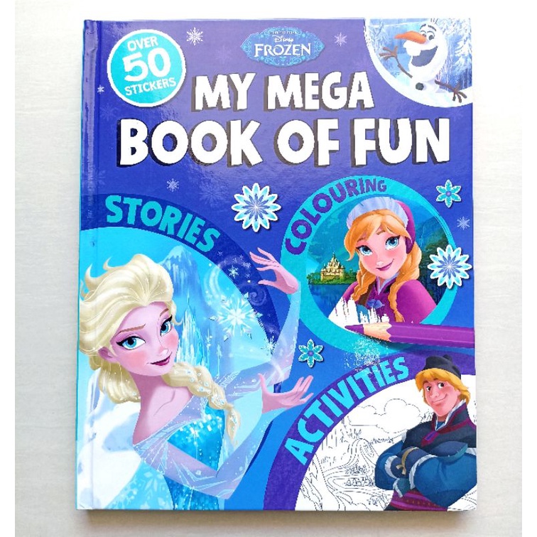 Jual Disney Frozen - My Mega Book of Fun (Stickers, Stories, Colouring ...