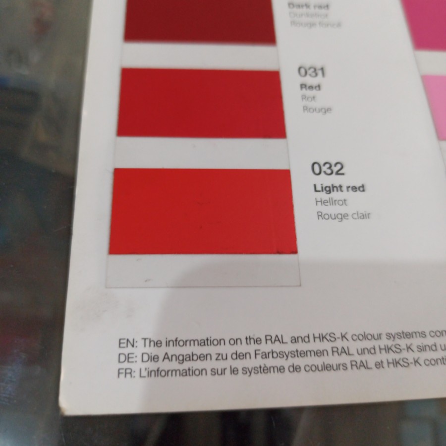 Jual Sticker Oracal 651-032 LIGHT RED (GLOSSY/MATTE) | Shopee Indonesia