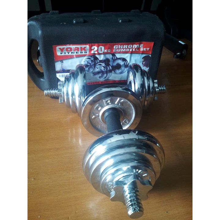 Jual dumble set latihan beban 20 kg | Shopee Indonesia