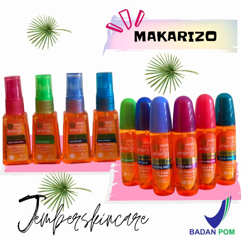 Jual MAKARIZO HAIR ENERGY SCENTSATIONS HAIR FRAGRANCE 30ML 100 ML ...
