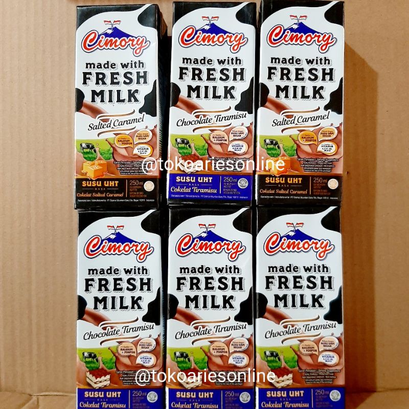 Jual BARU Cimory Salted Caramel / Chocolate Tiramisu 250 ml | Shopee ...