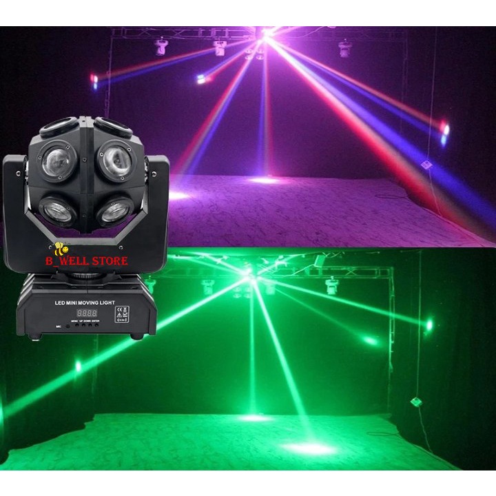 Jual Moving Head Ball 12x10w RGBW LED Stage Lighting Lampu Panggung ...