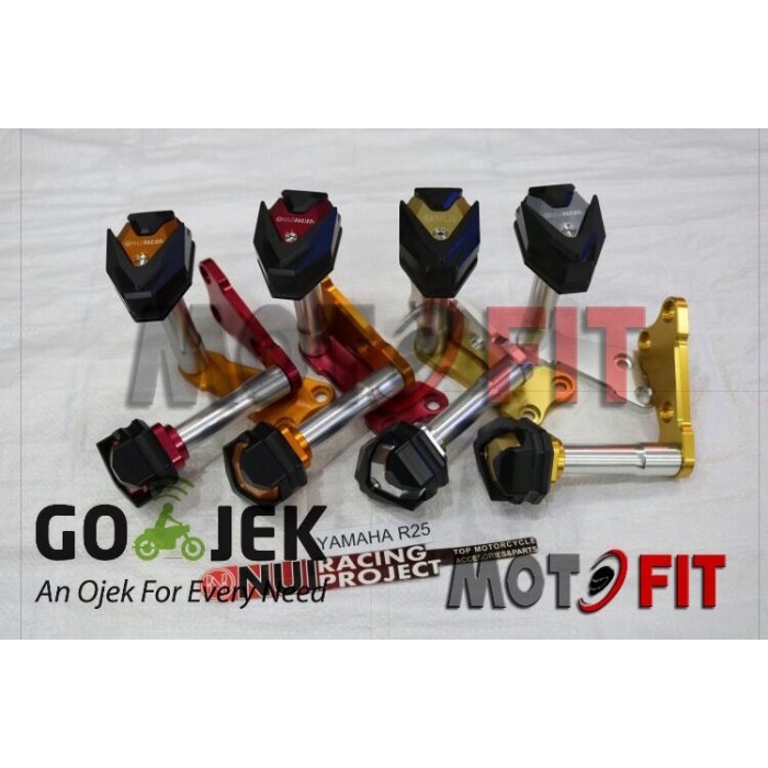 Jual Frame Slider Yamaha R25 Nui Racing/frame slider mt25 nui bikers ...