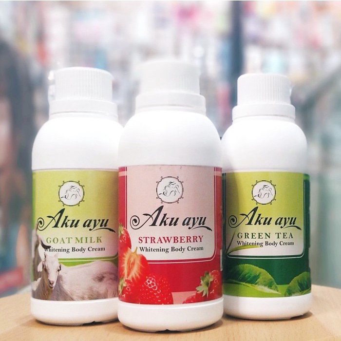 Jual AKU AYU WHITENING BODY CREAM 250/500ML | Shopee Indonesia