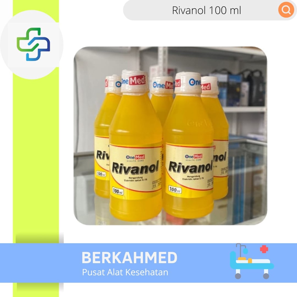 Jual Rivanol 100ml Onemed/Antiseptic Pembersih Luka | Shopee Indonesia