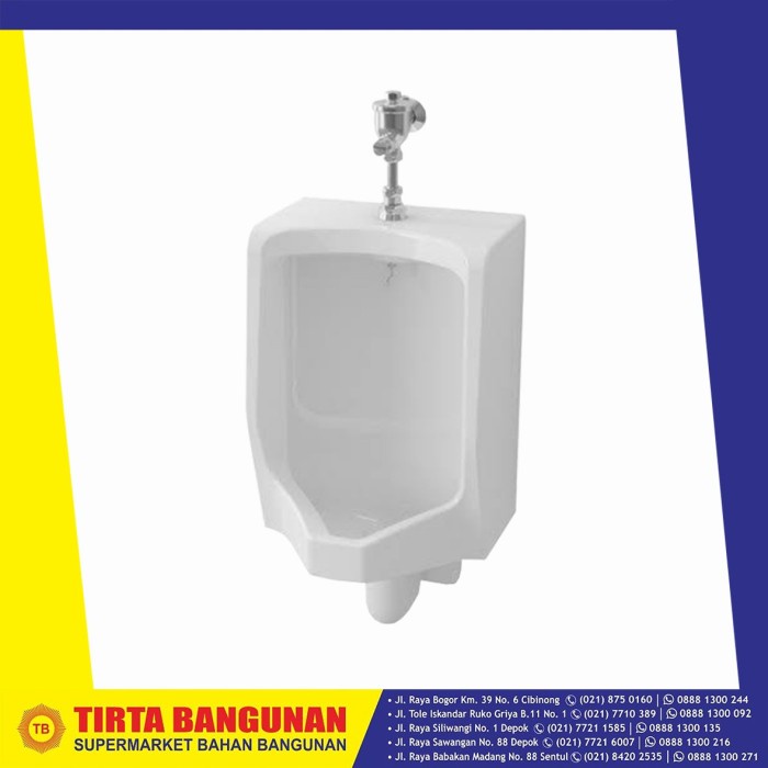 Jual TOTO U57M URINAL MUSLIM / URINOIR KOMPLIT ORIGINAL T60P | Shopee ...