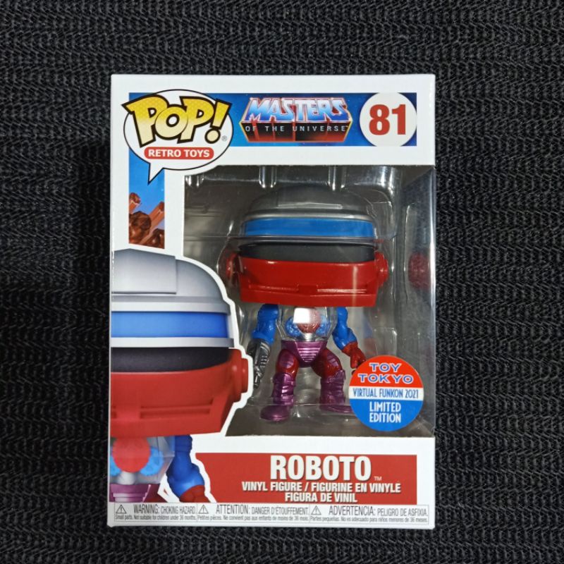 Jual Funko Pop! MASTERS OF THE UNIVERSE: ROBOTO #81 (Virtual Funkon 2021 Toy Tokyo) | Shopee ...