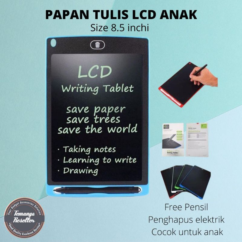 Jual LCD Writing Tablet 8.5 inch Papan Tulis LCD Anak 8,5 inchi ...