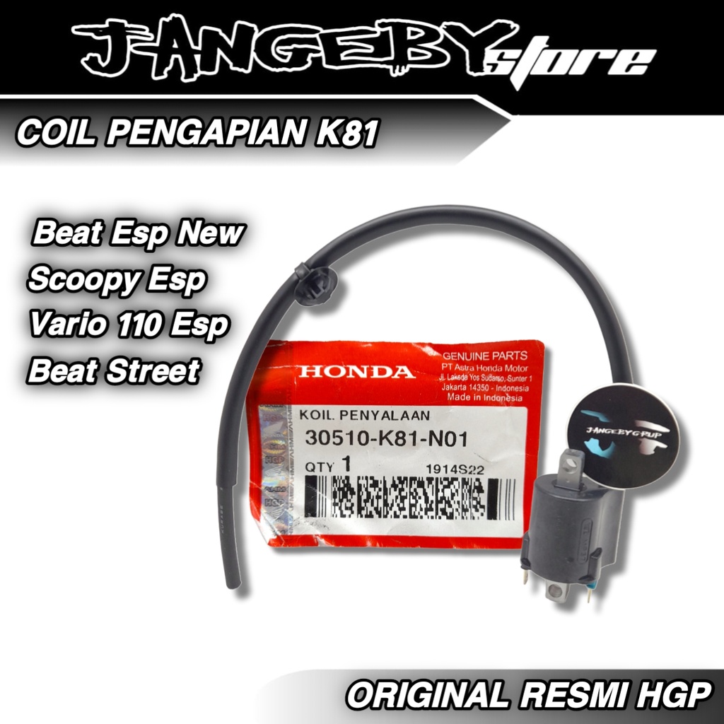 Jual Koil Coil Ignition Pengapian Beat Scoopy Vario 110 Esp Original ...