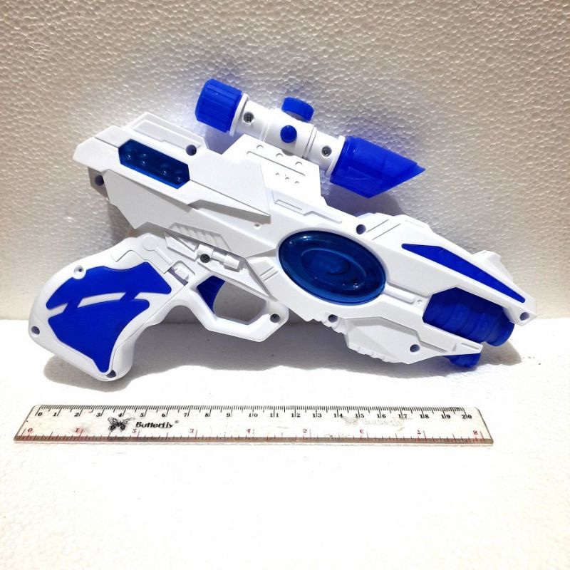 Jual MAINAN PISTOL ANAK TERBARU ADA MUSIC LAMPU DAN LASER / mainan ...