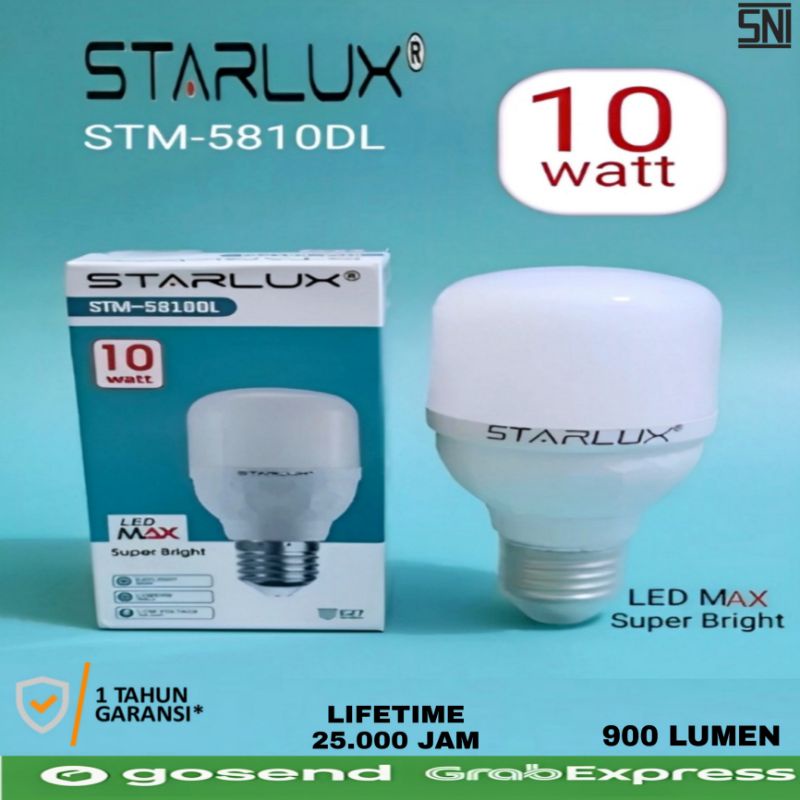 Jual Lampu Led Kapsul Capsul Tabung 10W 10 Watt Starlux | Shopee Indonesia