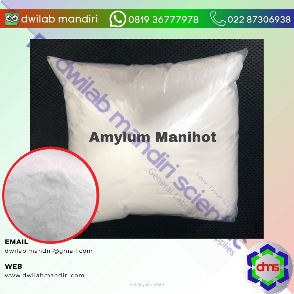Jual AMYLUM MANIHOT / AMILUM MANIHOT PHARMACEUTICAL GRADE 1KG | Shopee ...