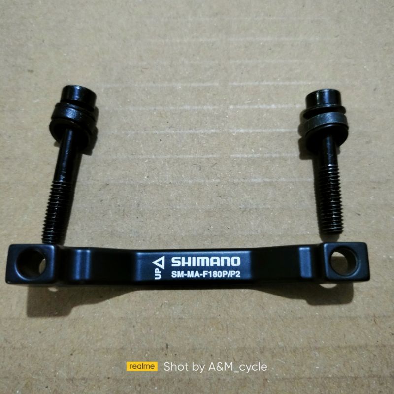 Jual Adaptor caliper shimano post mount 180mm adaptor kaliper discbrake ...