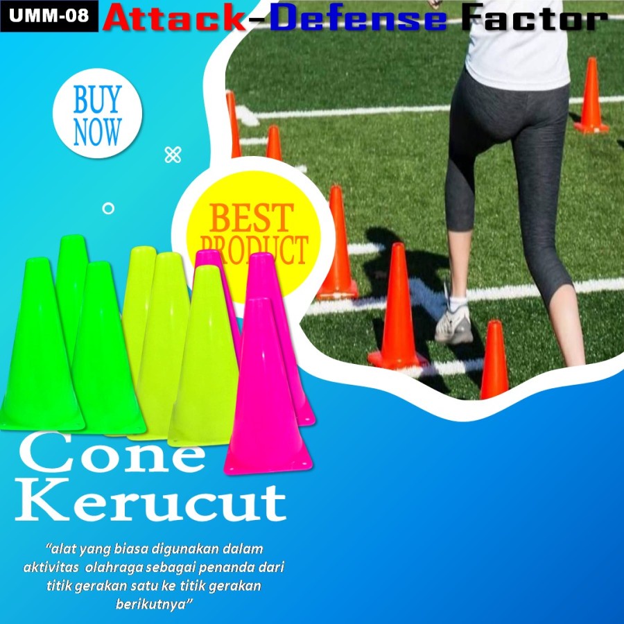 Jual Cone Kecil Kerucut Crucut untuk latihan training olahraga | Shopee ...