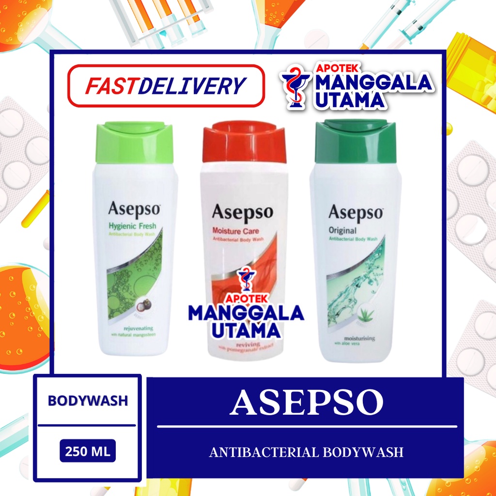 Jual ASEPSO BODYWASH ISI 250 ML | Shopee Indonesia