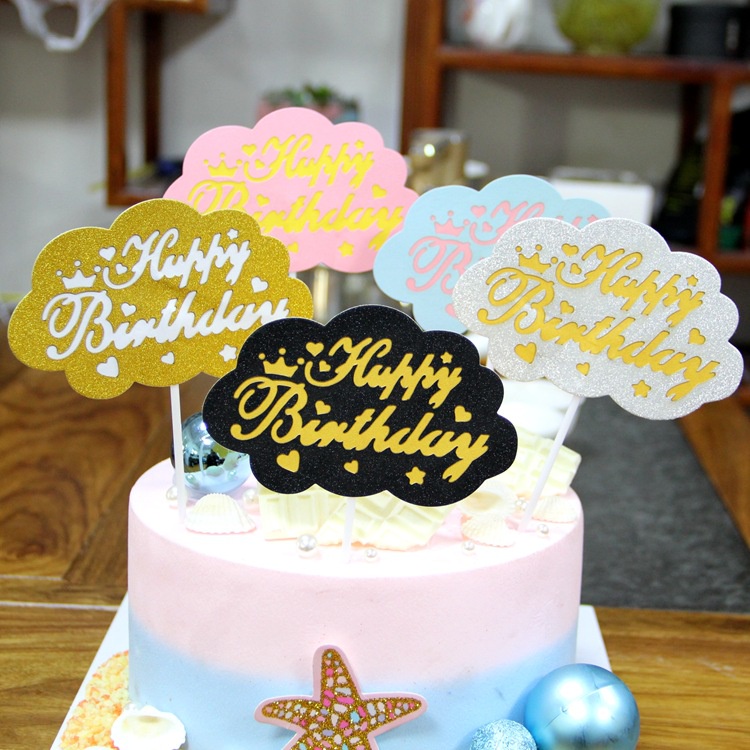 Jual Topper Happy Birthday, Topper Ulang Tahun, Toper Cake, Toper Kue ...