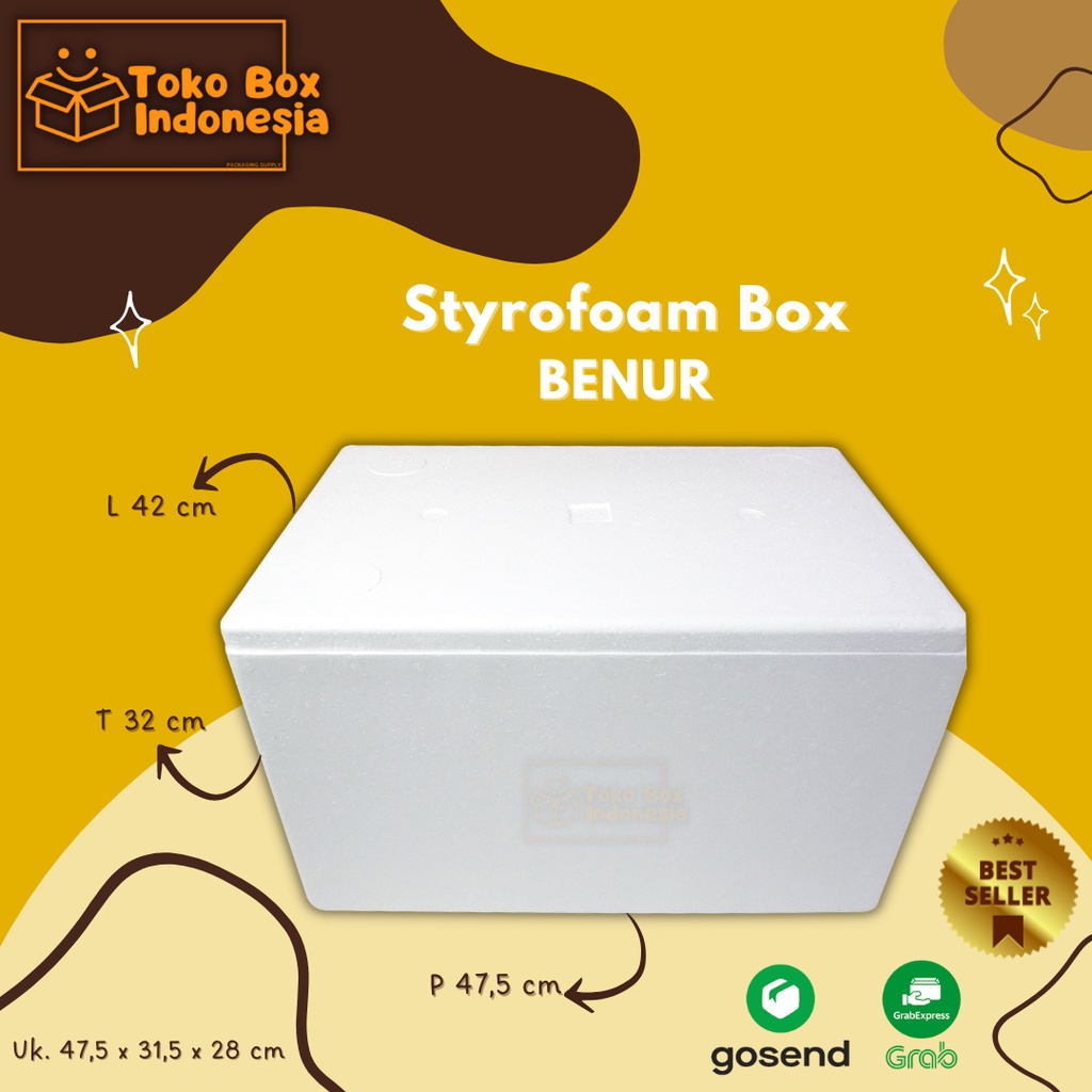 Jual Styrofoam Box Benur / Styrofoam Box Ice / Styrofoam Box Daging ...