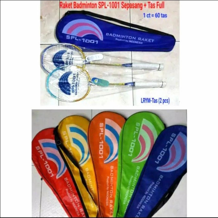 Jual Raket Badminton SPL1001 (2pc Raket) +Tas cover | Shopee Indonesia