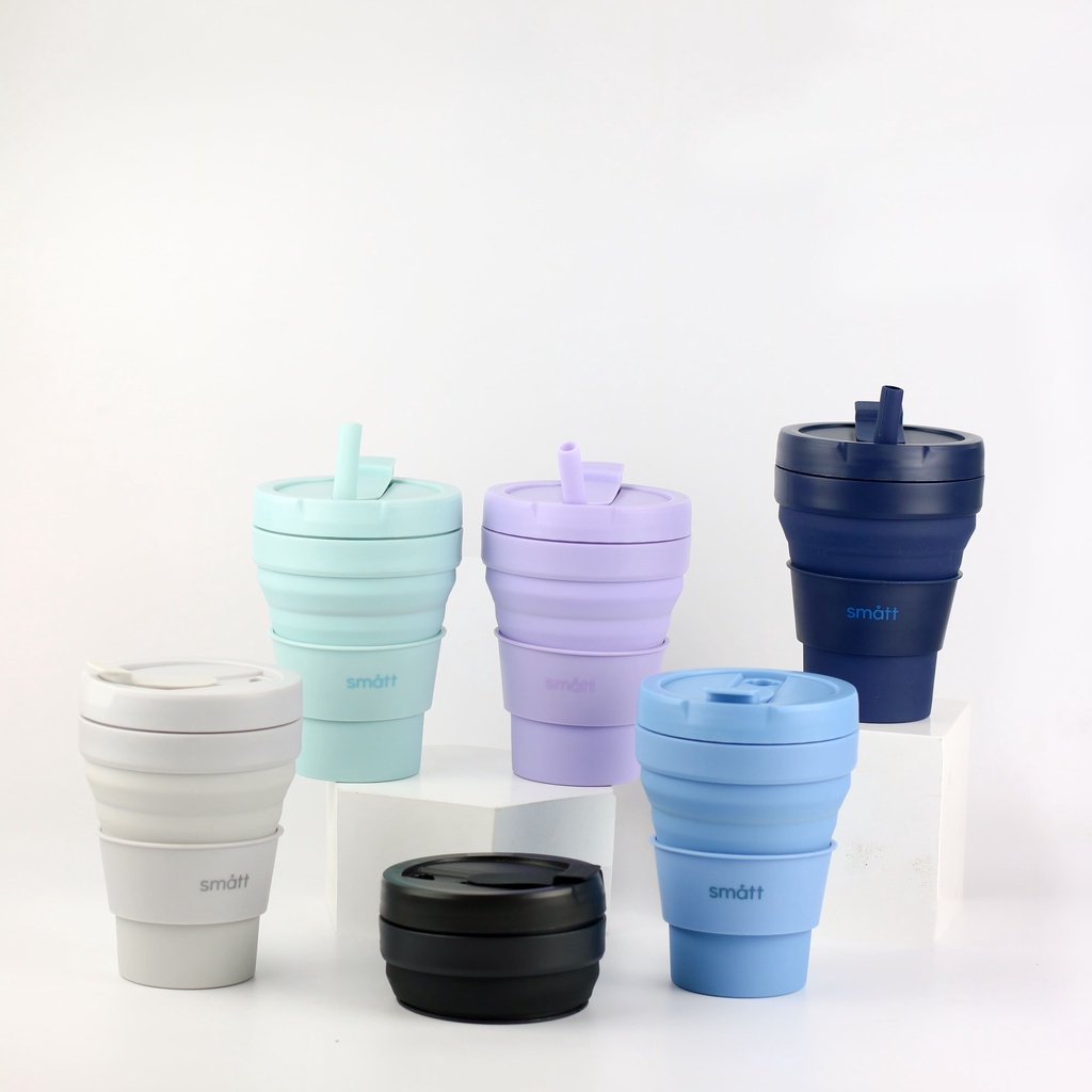 Jual Smatt Foldable Cup - Gelas Kopi Portable Gelas Lipat Silikon ...