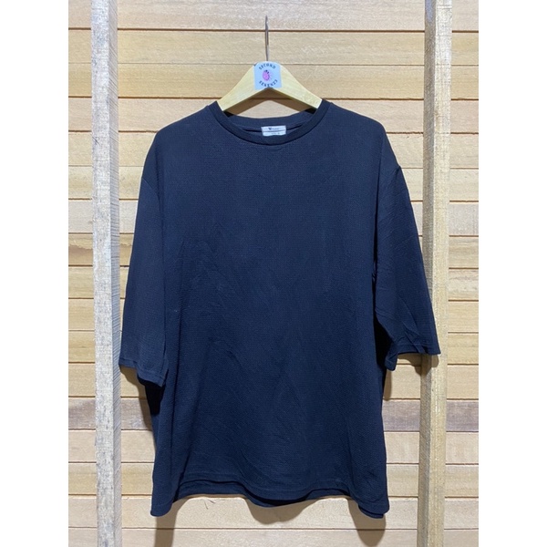 Jual kaos T-shirt Polosan Hitam Oversized second Bekas Pl /thrift ...