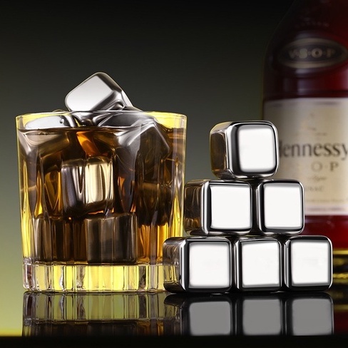 Jual Es Batu Stainless Steel | Es Batu Anti Cair | Ice Cube Reusable ...