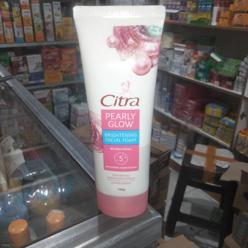 Jual Citra facial foam Pearly glow facial foam 100gr /facial foam citra ...