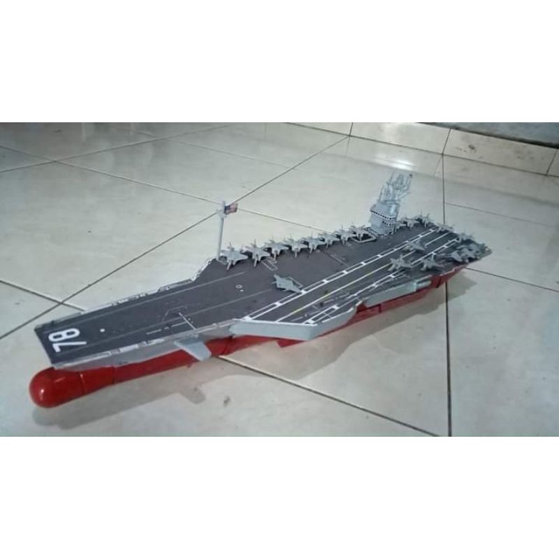 Jual miniatur kapal induk USS Gerald R Ford CVN-78 | Shopee Indonesia