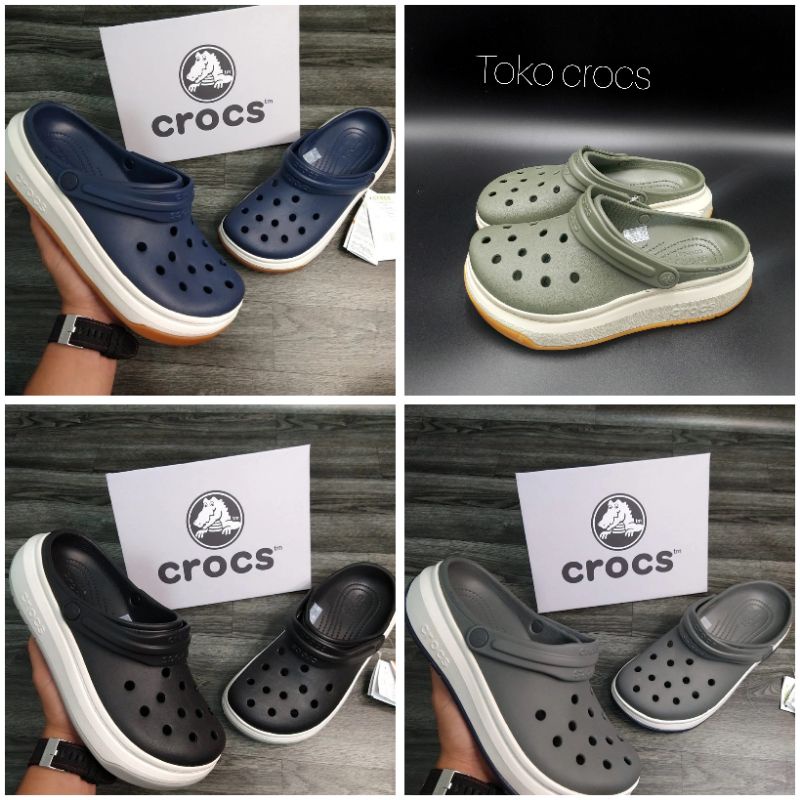 Jual Crocs Band Full Force / Sandal Crocs pria wanita / Sandal Crocs ...