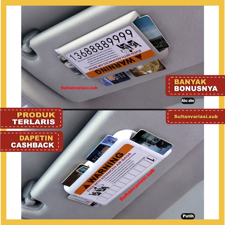 Jual Organizer Tempat ETOLL Card Karcis Parkir atm card Kartu E TOLL ...