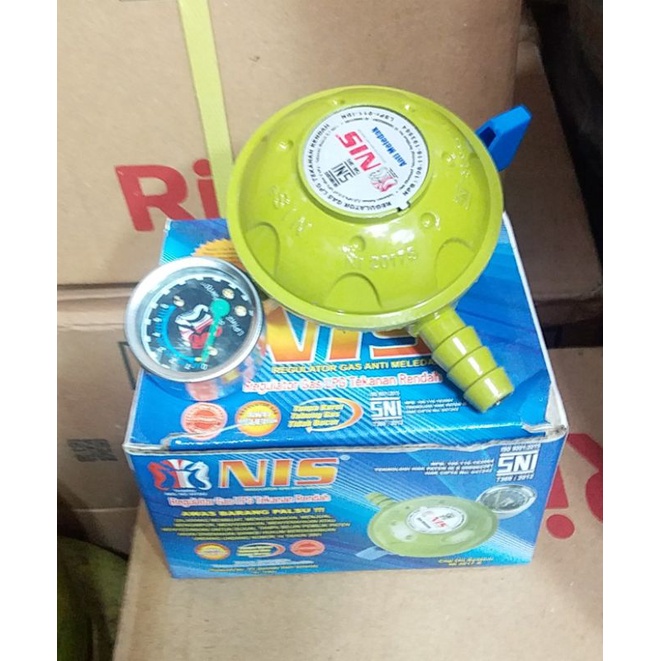 Jual regulator gas lpg kepala regulator nis tekanan rendah | Shopee ...