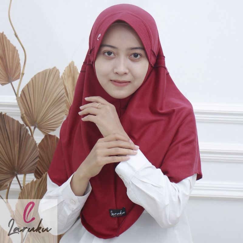 Jual JILBAB KERUDUNG SEKOLAH SD SMP SMA SERUT PINGGIR LARUKU | Shopee Indonesia
