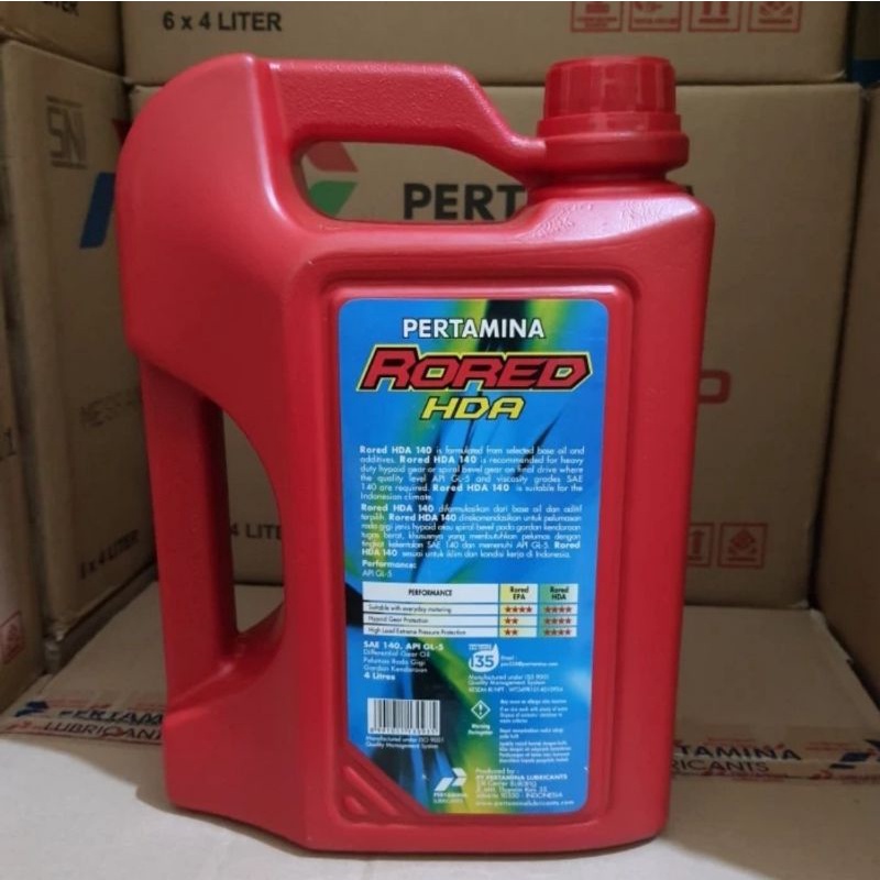 Jual OLI GARDAN / TRANSMISI PERTAMINA RORED HDA-140 4L | Shopee Indonesia