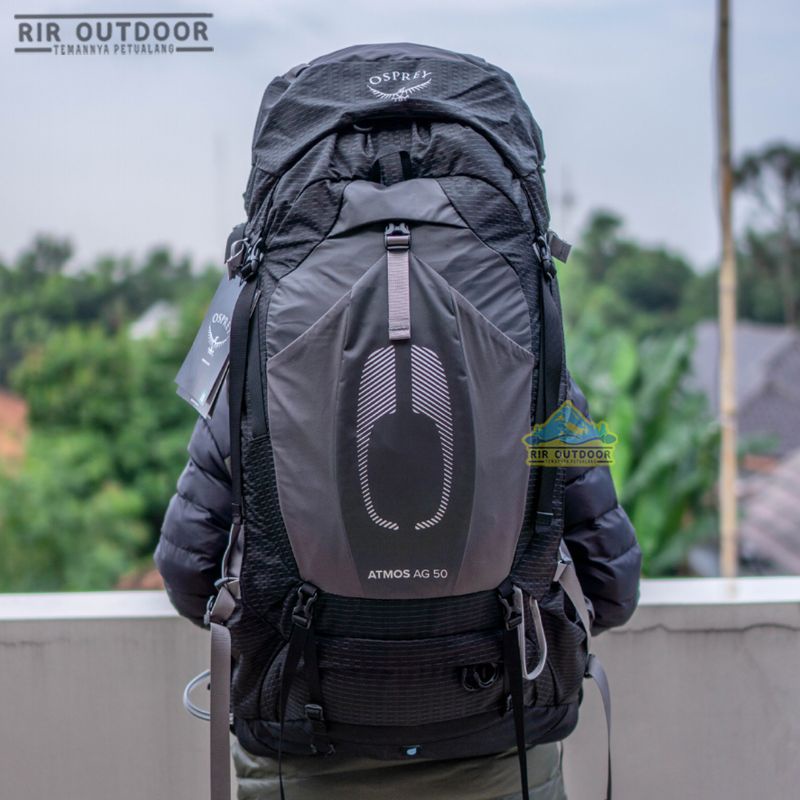 Jual CARRIER OSPREY ATMOS AG 50 L CARRIER ORIGINAL INCLUDE RAINCOVER TAS GUNUNG | Shopee Indonesia