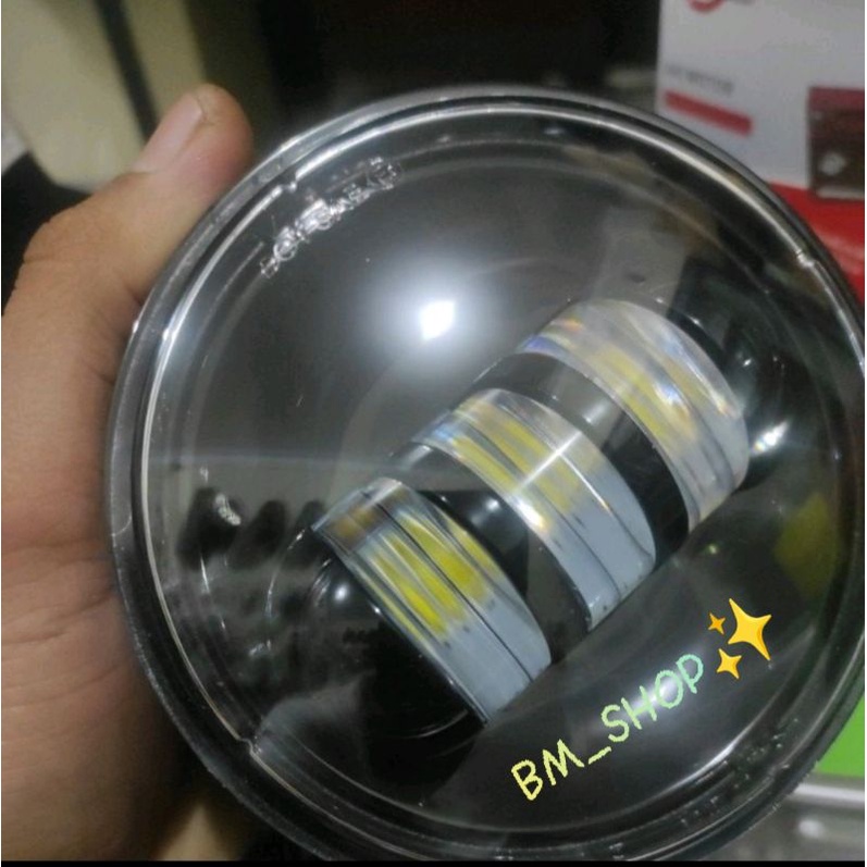 Jual LAMPU DAYMAKER 2 MODE (kuning & putih) ,C70,C50,C90 4,5 incih ...