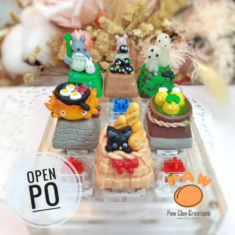 Jual Artisan keycap + Ghibli Series Keycaps + Purchase Order ...