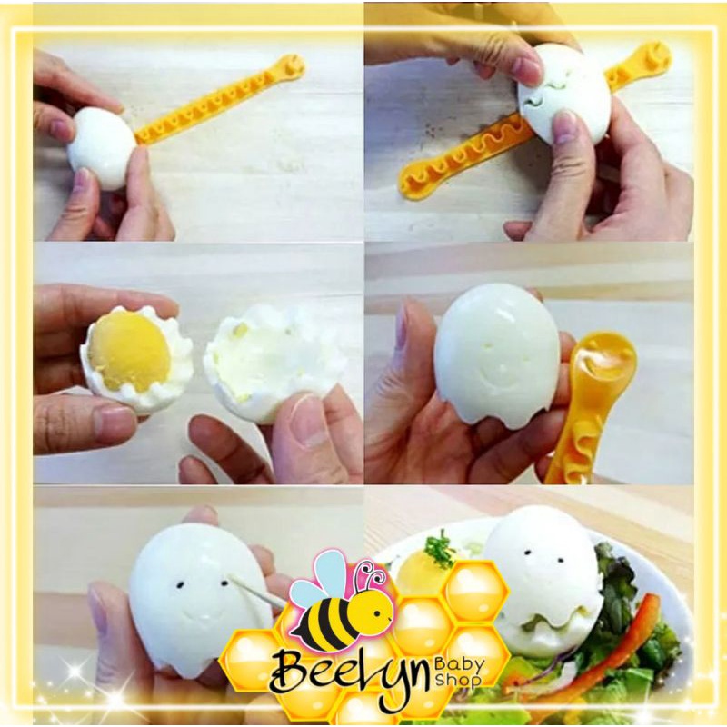 Jual BEELYN - 009 cetakan bento potong telur / alat hias telur cetakan ...
