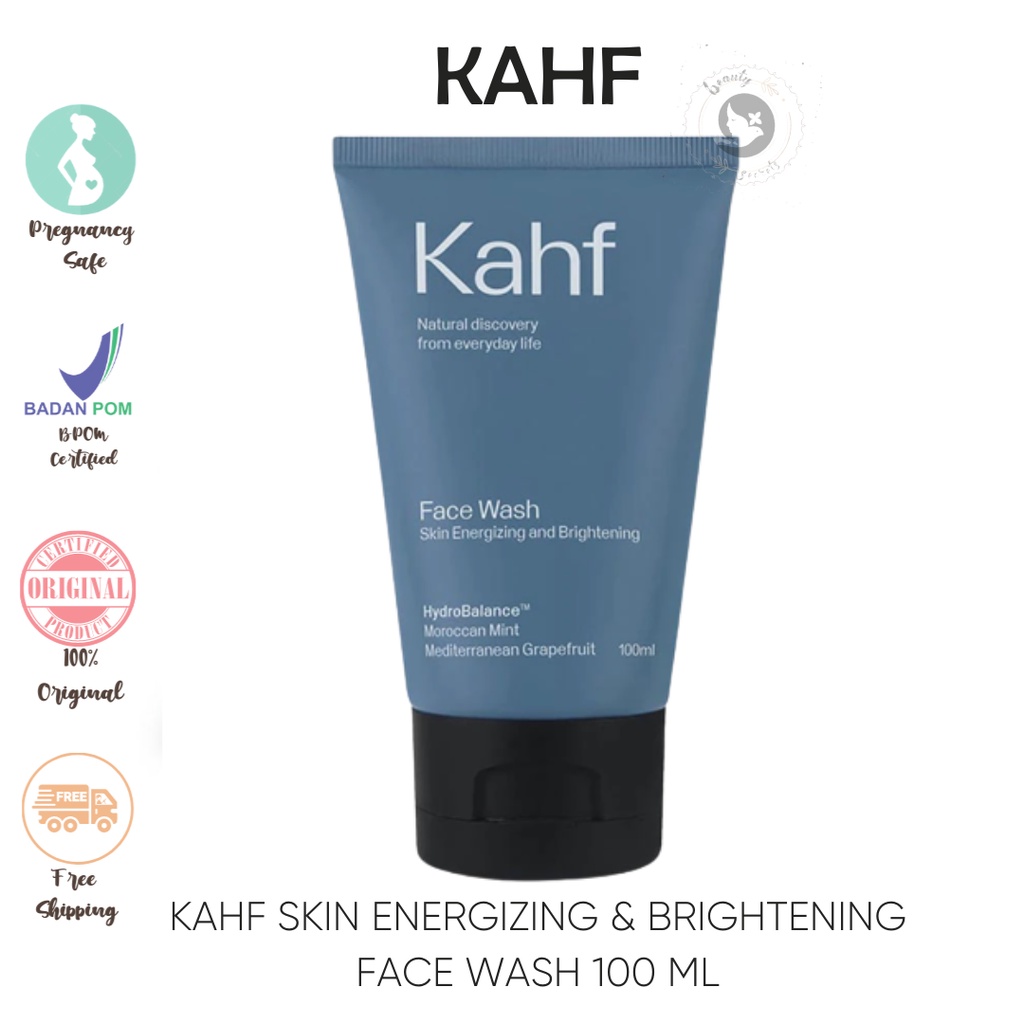 Jual KAHF - Skin Energizing and Brightening Face Wash 100 ml - Sabun ...