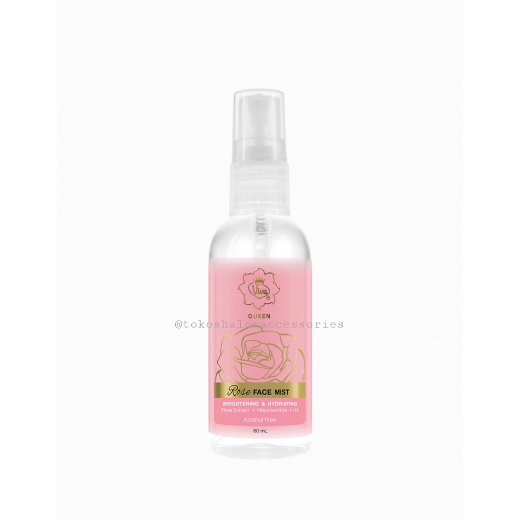 Jual Viva Queen Rose Face Mist with NIACINAMIDE, COLLAGEN, MOISTURIZING ...