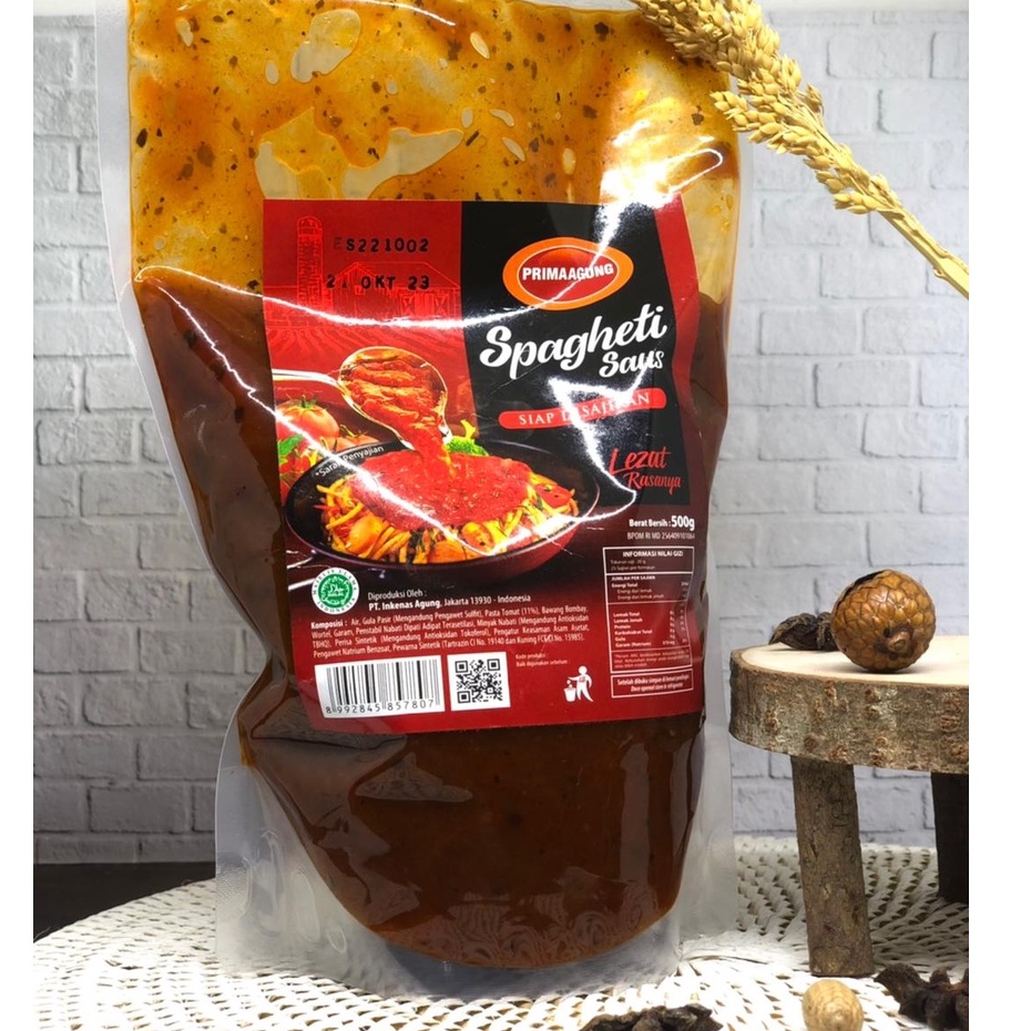 Jual Prima Agung Saos Spaghetti 500 g | Shopee Indonesia