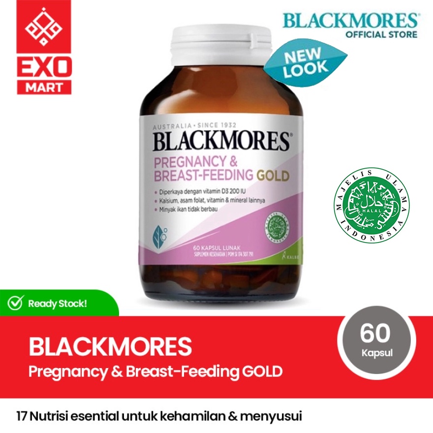 Jual BLACKMORES - Pregnancy & Breastfeeding GOLD 60 Kapsul BPOM Kalbe ...