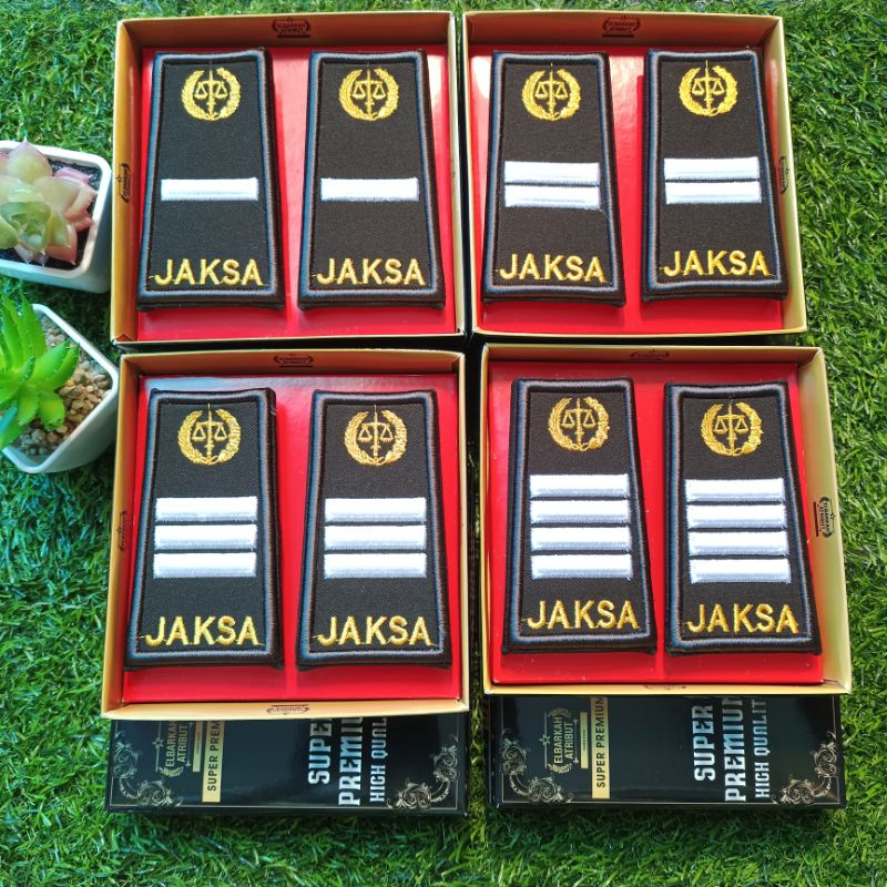 Jual TANDA PANGKAT JAKSA FULL BORDIR TIMBUL gol 2A 2B 2C 2D/Atribut ...
