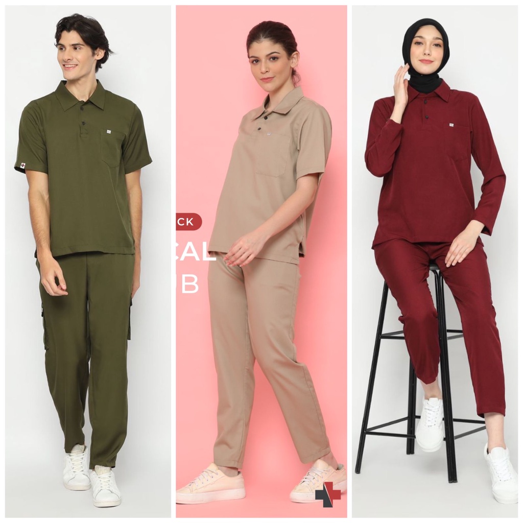Jual SIMPLY FORMAL/scrub medis/baju jaga/ baju dokter/ baju oka/ baju ...