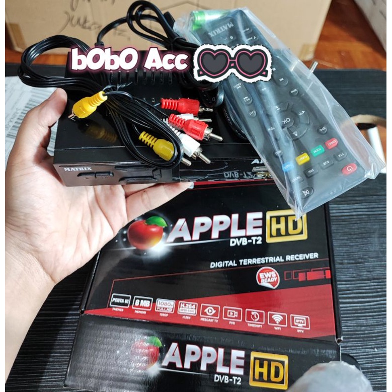 Jual STB Set Top Box TV Digital MATRIX APPLE HD DVB-T2/STB TV DIGITAL ...