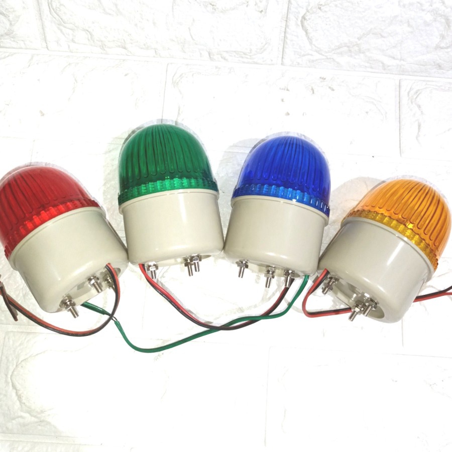 Jual lampu rotary putar 12V 220V 7cm 70mm lamp rotari emergency bahaya ...