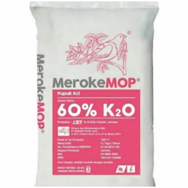Jual Pupuk Meroke MOP KCL Repaxking 1000 Gram Edisi Terbaru Berbentuk ...