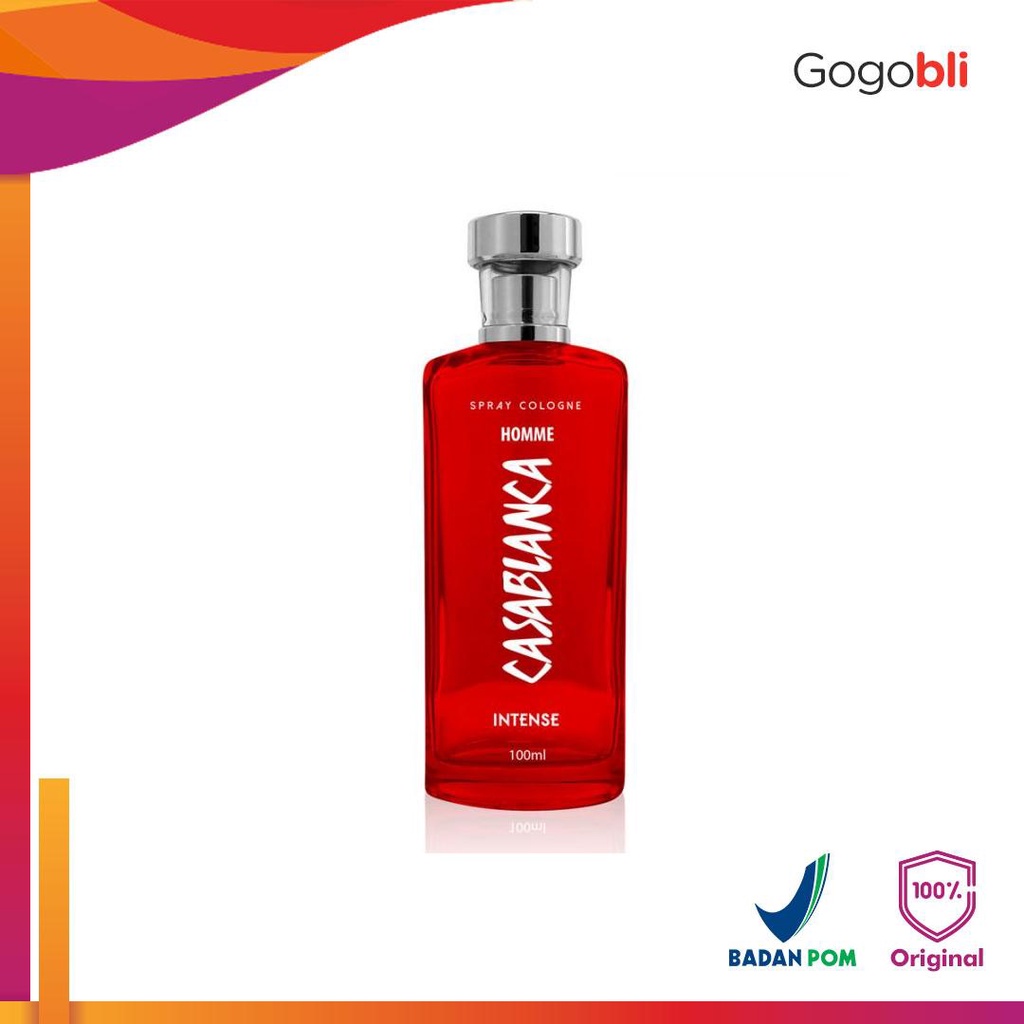 Jual Casablanca Spray Cologne GLASS Homme Red Intense 100ml | Shopee ...